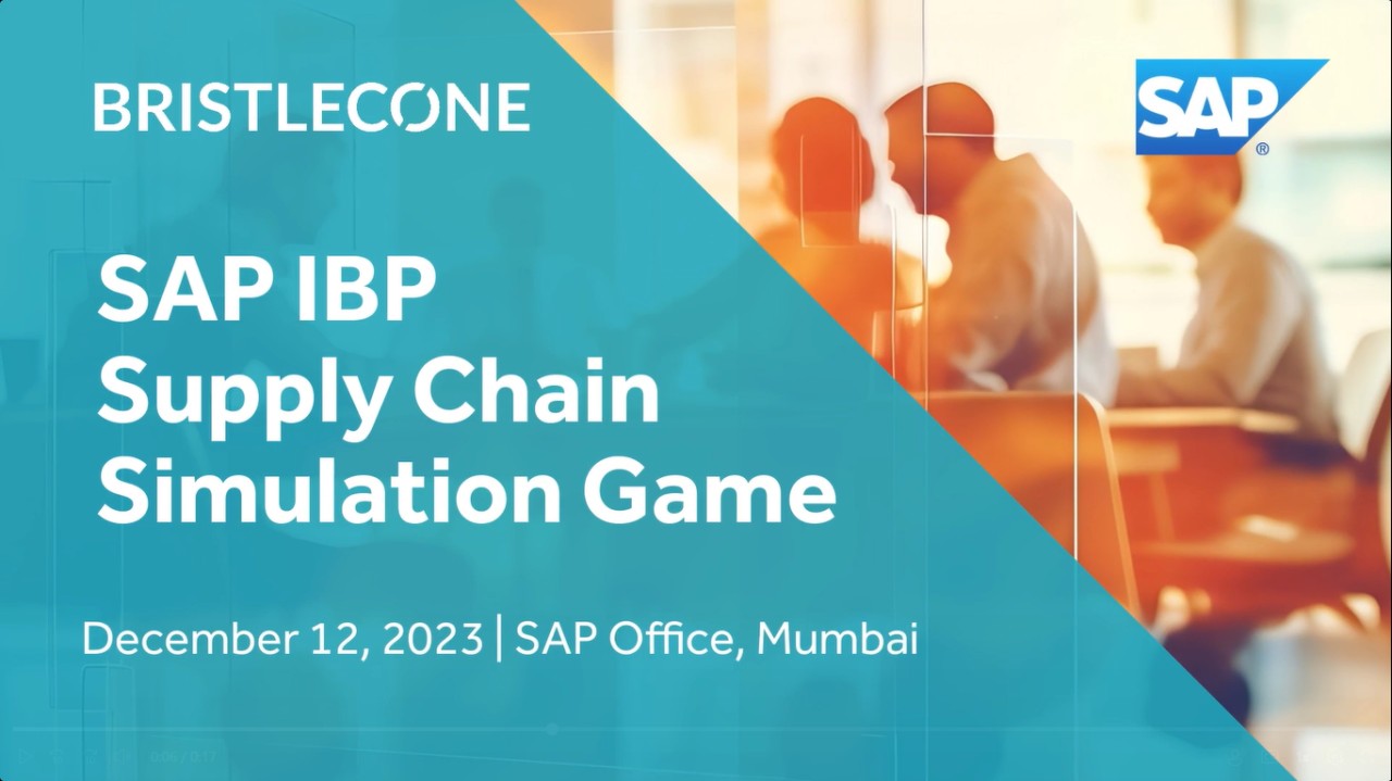 Bristlecone on LinkedIn: Bristlecone and SAP Supply Chain Simulation Game Bristlecone on LinkedIn: Bristlecone and SAP Supply Chain Simulation Game