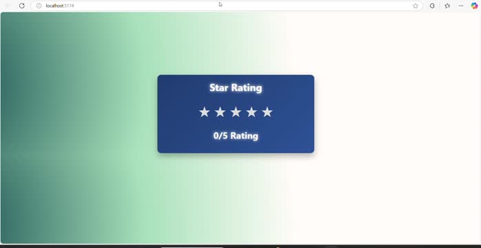 š Excited to Share My Star Rating Component in React! š Hey everyone! I ... š Excited to Share My Star Rating Component in React! š Hey everyone! I ...