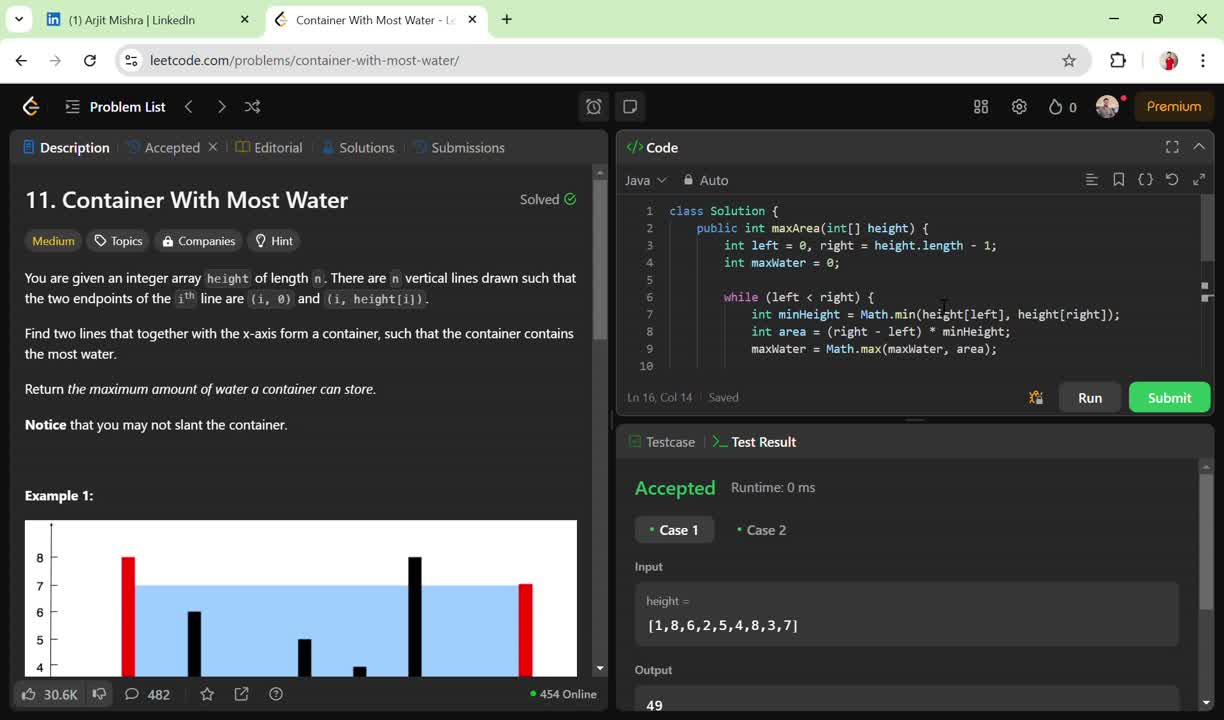 Arjit Mishra on LinkedIn: #leetcode #100daysofcode #java # ... Arjit Mishra on LinkedIn: #leetcode #100daysofcode #java # ...