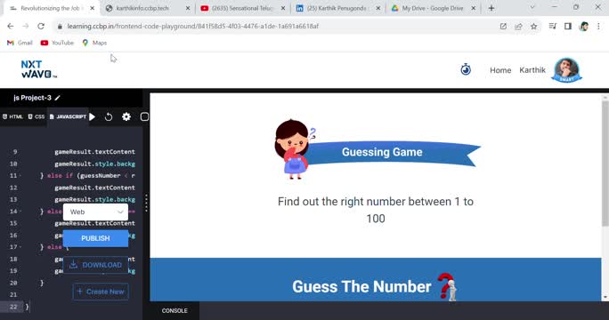 Karthik Penugonda on LinkedIn: #day33 #jsproject3 #nxtwave #nxtwaveccbp ... Karthik Penugonda on LinkedIn: #day33 #jsproject3 #nxtwave #nxtwaveccbp ...