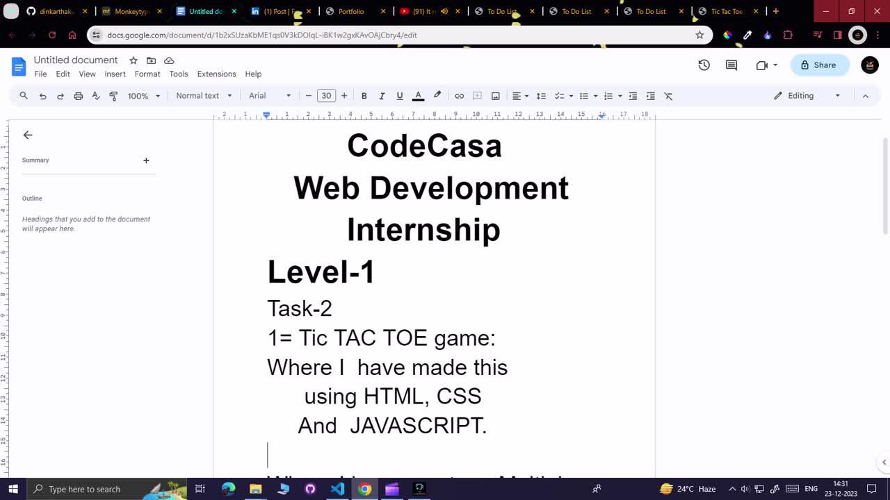 Dinkar Thakur on LinkedIn: #webdevelopment #codecasa #internship # ... Dinkar Thakur on LinkedIn: #webdevelopment #codecasa #internship # ...