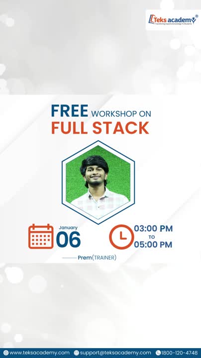 Free workshop on full-stack development by TEKS Academy | Teks Academy ... Free workshop on full-stack development by TEKS Academy | Teks Academy ...