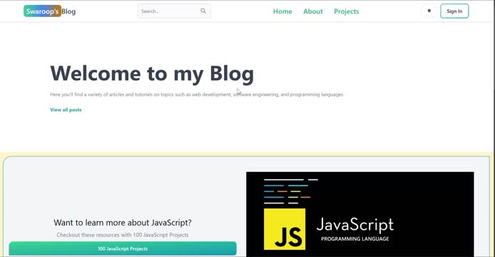 Swaroop. K.G on LinkedIn: #webdevelopment #mernstack #javascript # ... Swaroop. K.G on LinkedIn: #webdevelopment #mernstack #javascript # ...