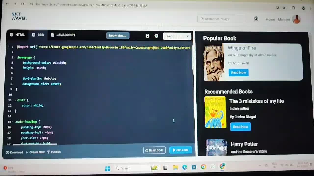Manjeet . on LinkedIn: #ccbp #nxtwave #coding #html #ccbp #css # ... Manjeet . on LinkedIn: #ccbp #nxtwave #coding #html #ccbp #css # ...