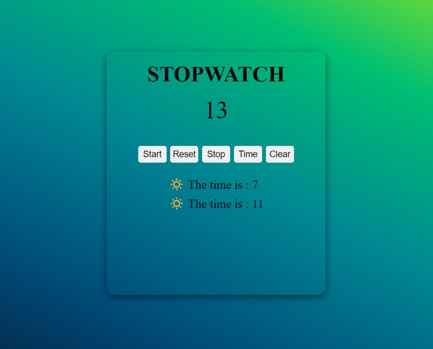 Vishal Kumar Gupta on LinkedIn: #stopwatch #webdevelopment #html #css # ... Vishal Kumar Gupta on LinkedIn: #stopwatch #webdevelopment #html #css # ...