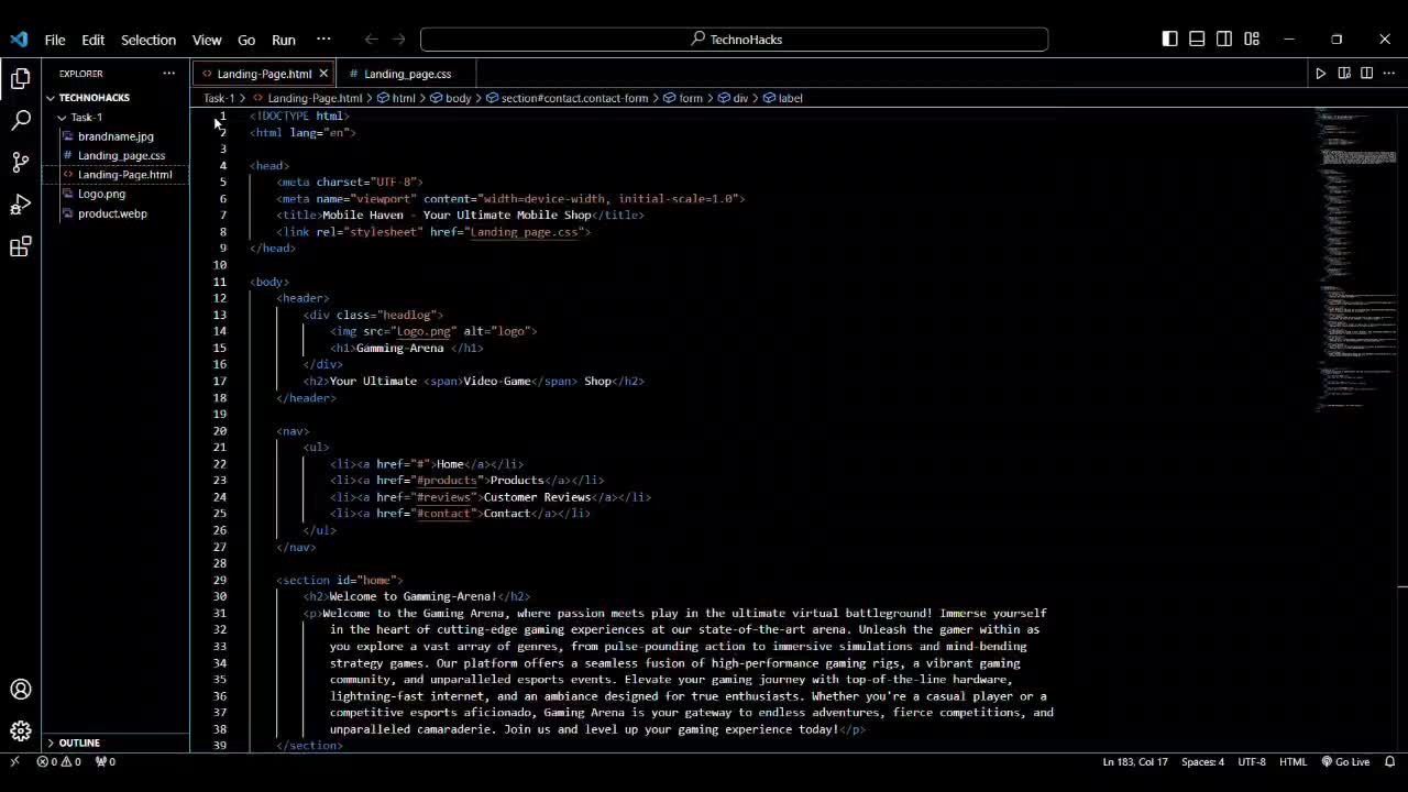 Mubashir Ahmad on LinkedIn: #html #css #internship #task1 # ... Mubashir Ahmad on LinkedIn: #html #css #internship #task1 # ...