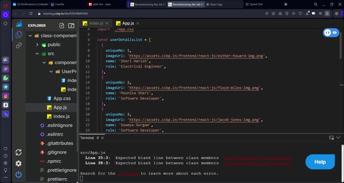 Mounika Sheri on LinkedIn: #day18 #50daysofcode #reactjs #nxtwave #ccbp ... Mounika Sheri on LinkedIn: #day18 #50daysofcode #reactjs #nxtwave #ccbp ...