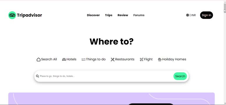 Mahendran P on LinkedIn: Tripadvisor-clone using html and css website ... Mahendran P on LinkedIn: Tripadvisor-clone using html and css website ...