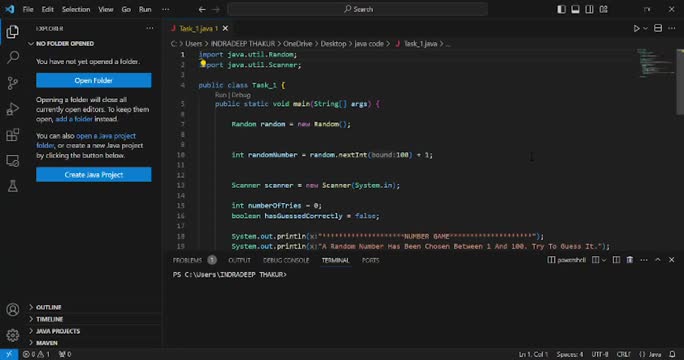 INDRADEEP THAKUR on LinkedIn: #javaprogramming #internship #codsoft INDRADEEP THAKUR on LinkedIn: #javaprogramming #internship #codsoft