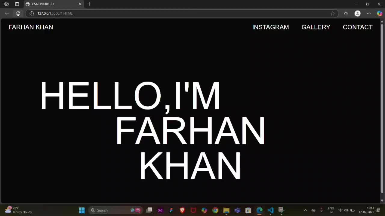 Mohammad Farhan Khan on LinkedIn: #gsap #webanimation # ... Mohammad Farhan Khan on LinkedIn: #gsap #webanimation # ...