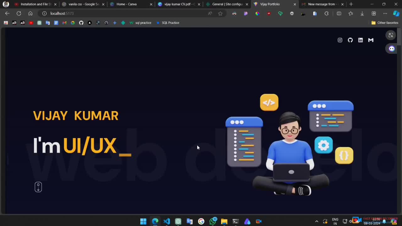 Vijay kumar on LinkedIn: #portfolio #personalportfolio #reactjs # ... Vijay kumar on LinkedIn: #portfolio #personalportfolio #reactjs # ...