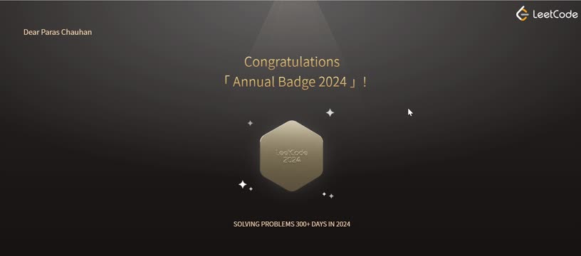 Paras Chauhan on LinkedIn: #iamconsistent #dsa #leetcode #leetcode2024 ... Paras Chauhan on LinkedIn: #iamconsistent #dsa #leetcode #leetcode2024 ...