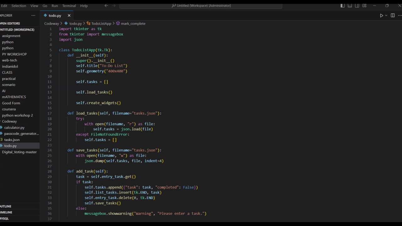 Disha gupta on LinkedIn: #python #todolist #productivity #programming # ... Disha gupta on LinkedIn: #python #todolist #productivity #programming # ...