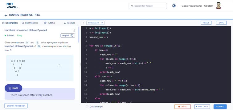 Day 26 of #30daysofcoding challenge with NxtWave | Goutam Prasad posted ... Day 26 of #30daysofcoding challenge with NxtWave | Goutam Prasad posted ...