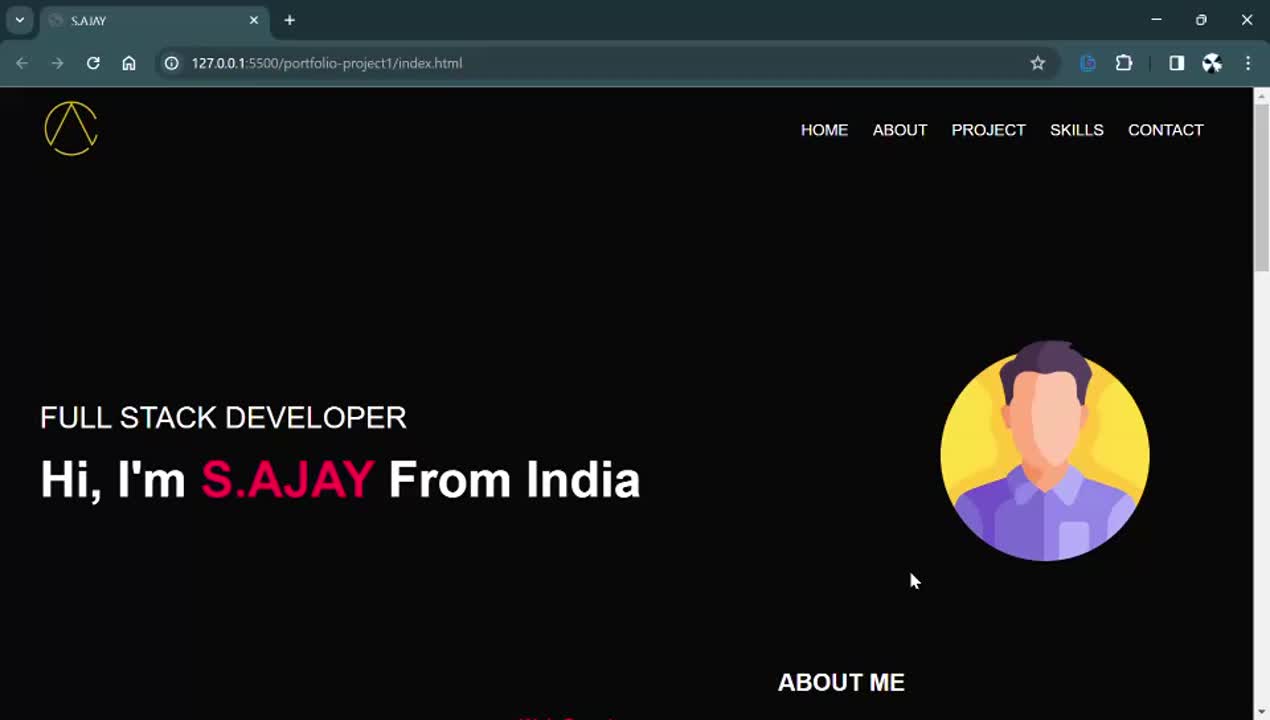 Ajay S on LinkedIn: #animation #portfolio #webdev #javascript Ajay S on LinkedIn: #animation #portfolio #webdev #javascript