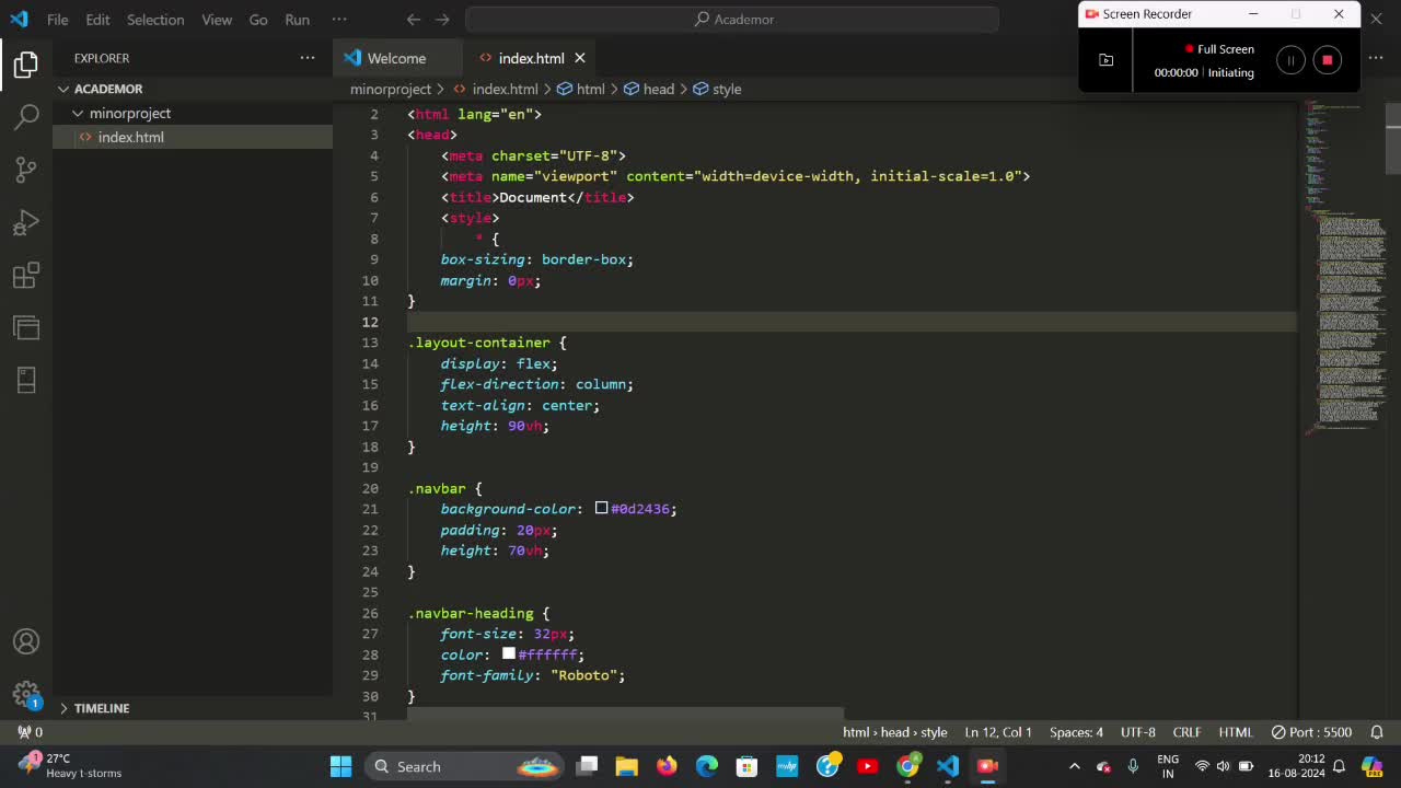 Akhila Nimmakanti on LinkedIn: #webdevelopment #html #css #academor Akhila Nimmakanti on LinkedIn: #webdevelopment #html #css #academor