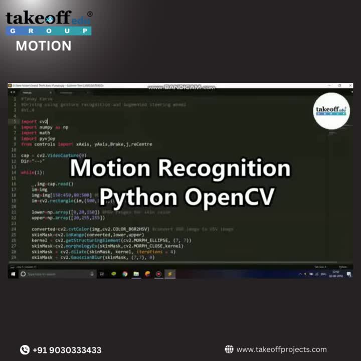 Learn motion recognition with Python and OpenCV | Takeoff Edu Group ... Learn motion recognition with Python and OpenCV | Takeoff Edu Group ...