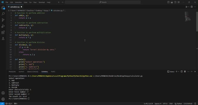 Sree Kavya Myneedi on LinkedIn: #codsoft #pythonprogramming #internship Sree Kavya Myneedi on LinkedIn: #codsoft #pythonprogramming #internship