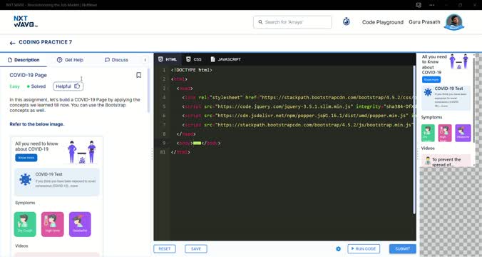 #webdevelopment #html #css #bootstrap #covid19 #frontenddevelopment ... #webdevelopment #html #css #bootstrap #covid19 #frontenddevelopment ...