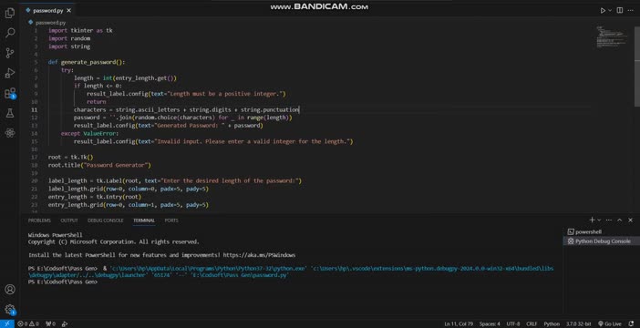 A simple GUI Password Generator using Python Tkinter | Yoganathan .R A simple GUI Password Generator using Python Tkinter | Yoganathan .R