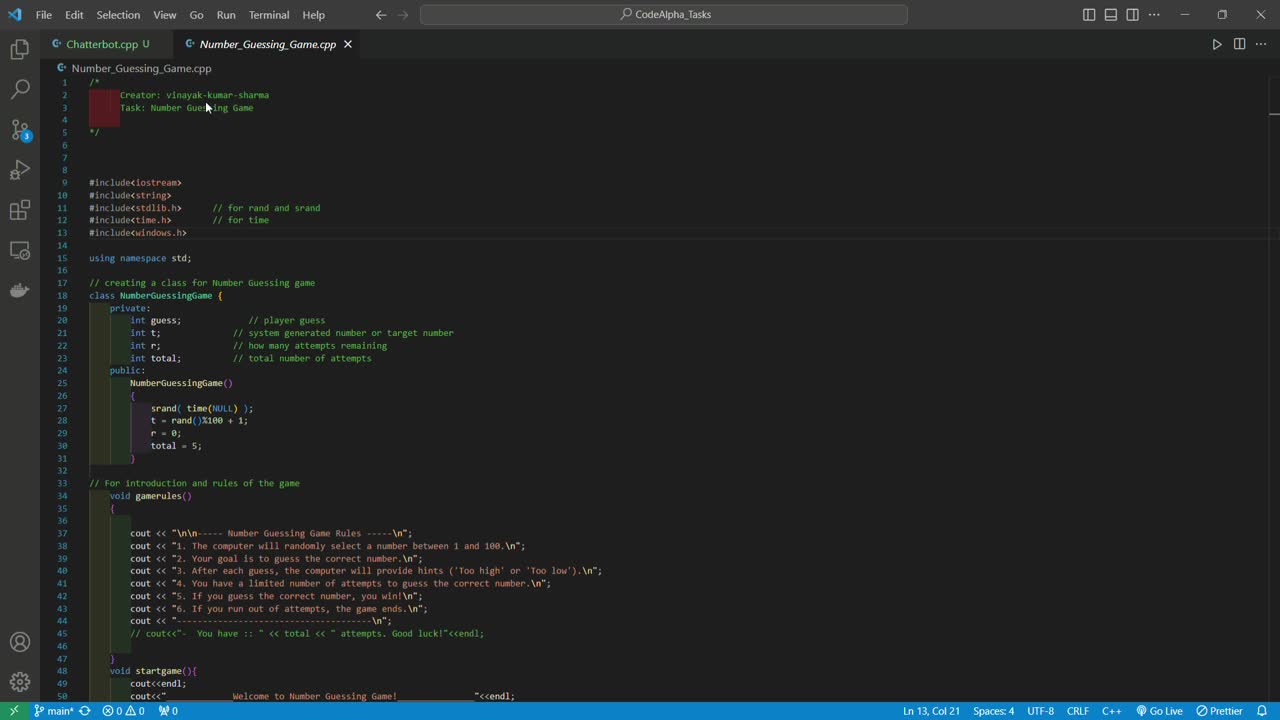 Vinayak Sharma on LinkedIn: #codingchallenge #cplusplus #coding # ... Vinayak Sharma on LinkedIn: #codingchallenge #cplusplus #coding # ...