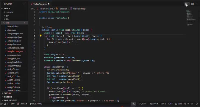 Built a Tic Tac Toe game using Java | Sujeet Dubey posted on the topic ... Built a Tic Tac Toe game using Java | Sujeet Dubey posted on the topic ...
