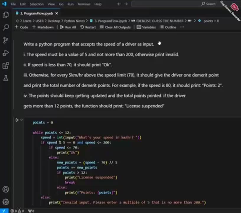How to write a python program that accepts speed of a driver | Ayomide ... How to write a python program that accepts speed of a driver | Ayomide ...