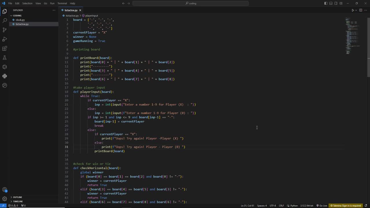 Video demonstrating Python skills for Tic Tac Toe game | Aneesh Trisal ... Video demonstrating Python skills for Tic Tac Toe game | Aneesh Trisal ...