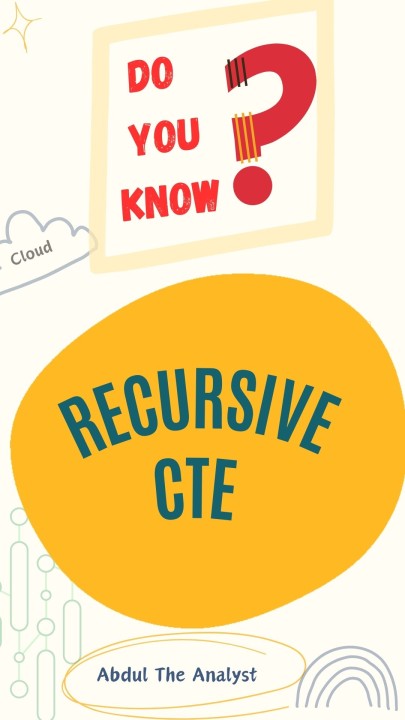 Abdul Raheem Mohammed on LinkedIn: #sql #dataanalysis #cte #techtips # ... Abdul Raheem Mohammed on LinkedIn: #sql #dataanalysis #cte #techtips # ...