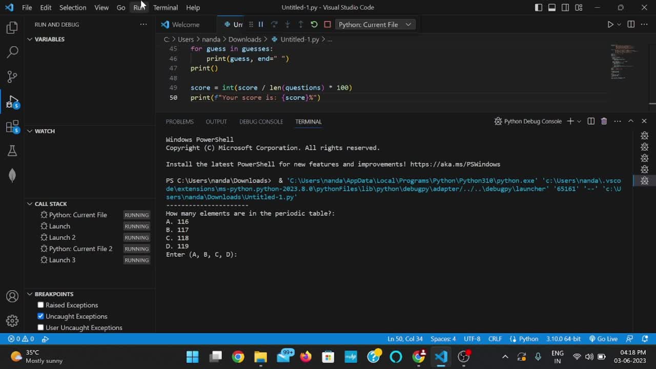 Sai Kiran Veeramsetty on LinkedIn: #internpe #programming #python # ... Sai Kiran Veeramsetty on LinkedIn: #internpe #programming #python # ...