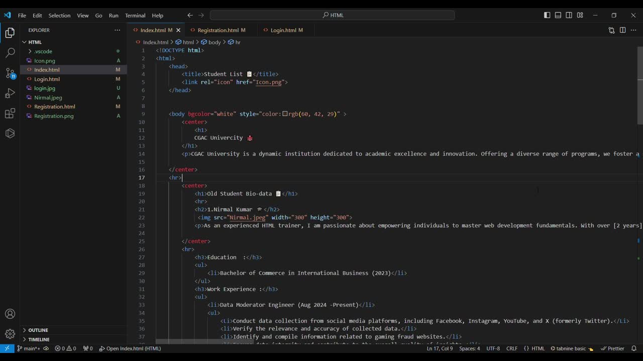 Nirmal Kumar S on LinkedIn: #html Nirmal Kumar S on LinkedIn: #html