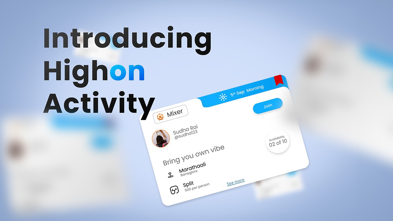 Introducing Highon Activity | Rajat Saini Introducing Highon Activity | Rajat Saini