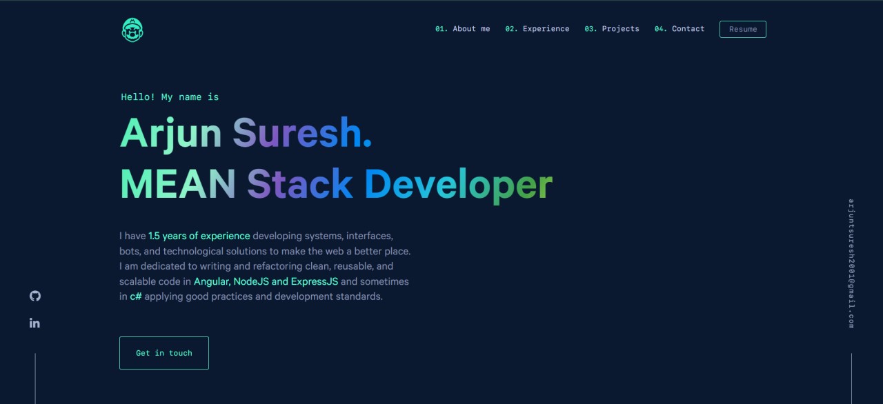 ARJUN SURESH on LinkedIn: #angular #webdevelopment #portfolio # ... ARJUN SURESH on LinkedIn: #angular #webdevelopment #portfolio # ...
