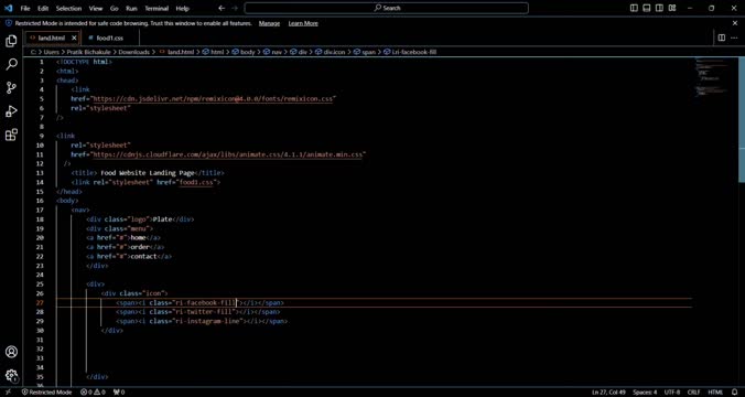 Sayali Chavan on LinkedIn: #html #css #webdevelopment #codsoft Sayali Chavan on LinkedIn: #html #css #webdevelopment #codsoft