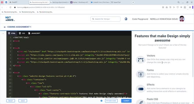 Nerella Venkatasai Goud on LinkedIn: #designfeatures #bootstrap # ... Nerella Venkatasai Goud on LinkedIn: #designfeatures #bootstrap # ...