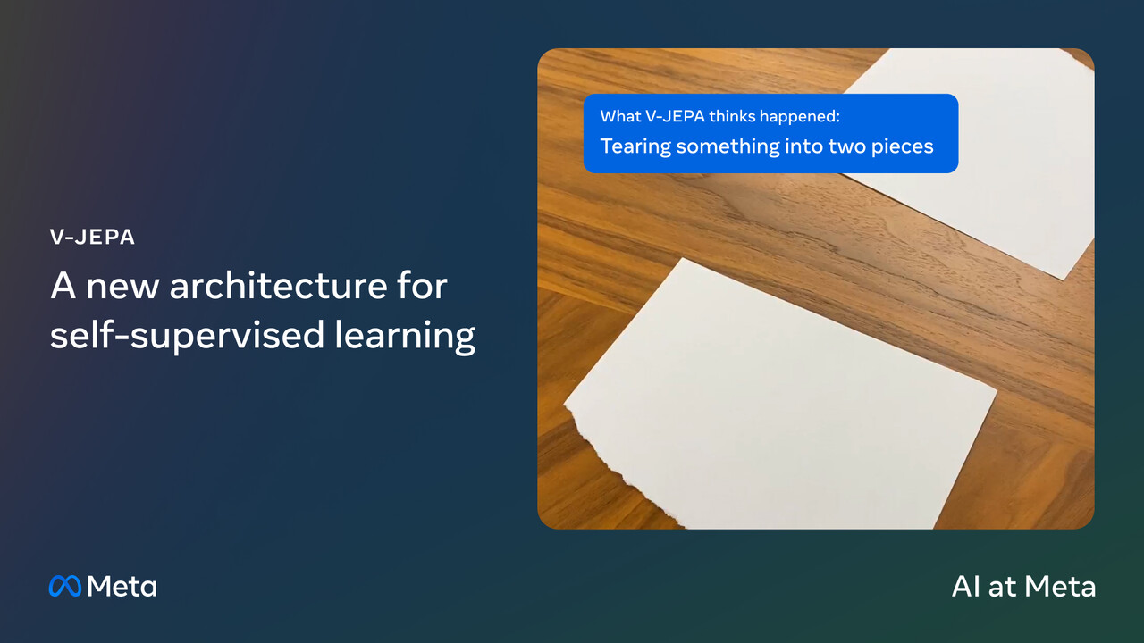 Sanket Maheshwari on LinkedIn: Introducing V-JEPA — a method for ... Sanket Maheshwari on LinkedIn: Introducing V-JEPA — a method for ...