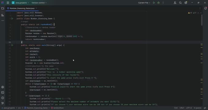 Finished Java programming task with Number Guessing game | Arjun ... Finished Java programming task with Number Guessing game | Arjun ...