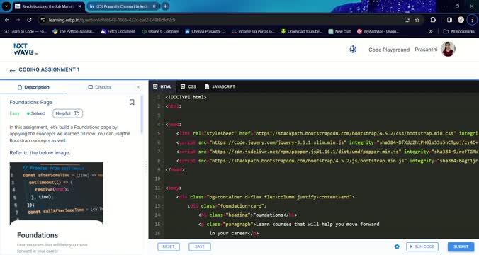 Prasanthi Chenna on LinkedIn: #day10 #html #css #bootstrap ... Prasanthi Chenna on LinkedIn: #day10 #html #css #bootstrap ...