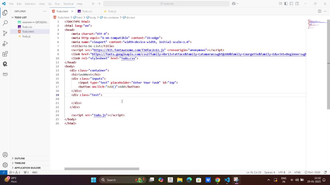 Pavitra J on LinkedIn: #webdevelopment #task3 #todolist #frontend # ... Pavitra J on LinkedIn: #webdevelopment #task3 #todolist #frontend # ...