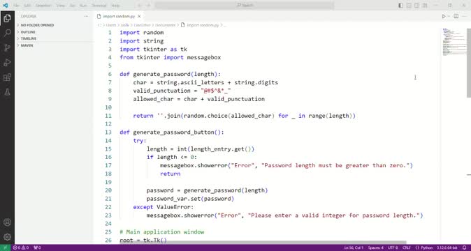 Narendra Reddy on LinkedIn: #python #passwordgenerator #cybersecurity # ... Narendra Reddy on LinkedIn: #python #passwordgenerator #cybersecurity # ...