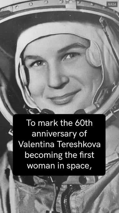 How far we’ve come! 👩🚀 Yesterday we marked 60 years since Valentina ... How far we’ve come! 👩🚀 Yesterday we marked 60 years since Valentina ...