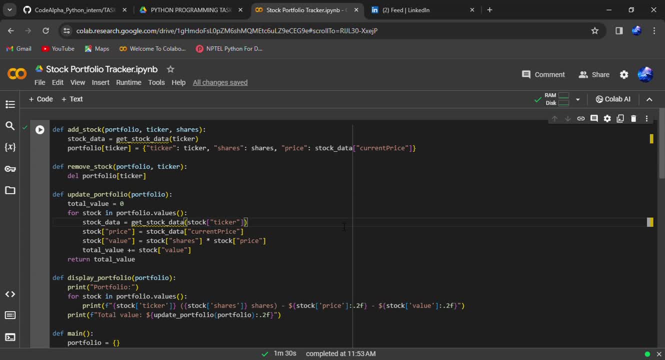 Karthika S on LinkedIn: #task2 #pythonprogramming #internship #codealpha Karthika S on LinkedIn: #task2 #pythonprogramming #internship #codealpha