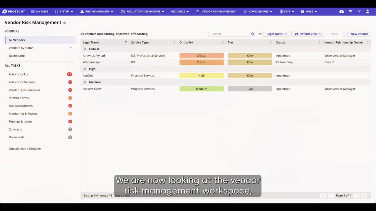 Protecht on LinkedIn: Vendor Risk Management in Protecht ERM Protecht on LinkedIn: Vendor Risk Management in Protecht ERM