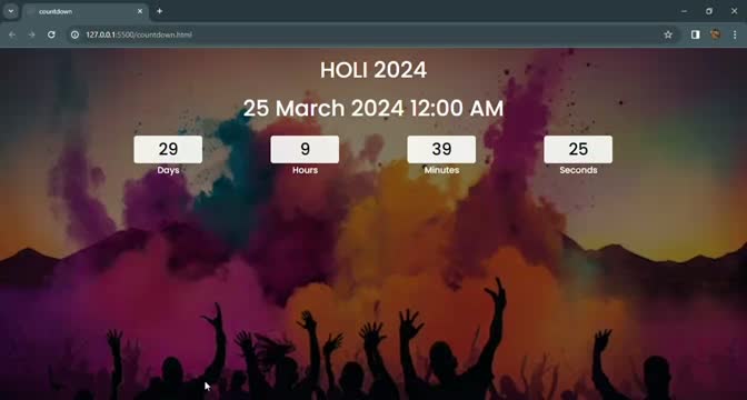 Shruti Jain on LinkedIn: Countdown Timer!!! HTML | CSS | JavaScript. Shruti Jain on LinkedIn: Countdown Timer!!! HTML | CSS | JavaScript.