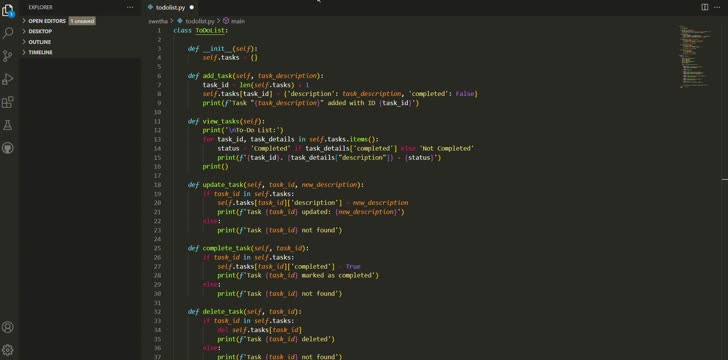 #todolist #pythonprogramming #codsoft | Ediga Swetha #todolist #pythonprogramming #codsoft | Ediga Swetha