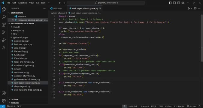 Priyanshu Pareek on LinkedIn: #30dayscode #python #coding # ... Priyanshu Pareek on LinkedIn: #30dayscode #python #coding # ...