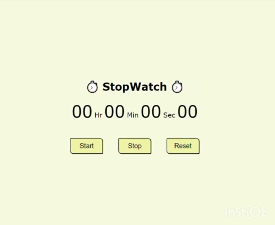How I learned stopwatch project | Suvansh Sharma posted on the topic ... How I learned stopwatch project | Suvansh Sharma posted on the topic ...