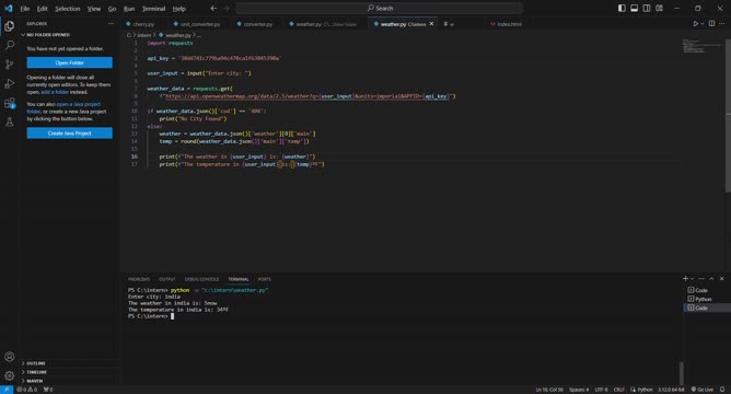 How to develop a weather app in Python | Kondeti Charithasree posted on ... How to develop a weather app in Python | Kondeti Charithasree posted on ...