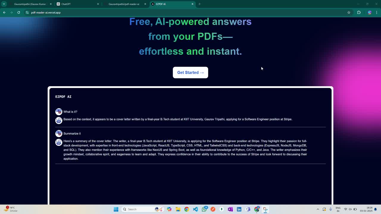 Gaurav Kumar Tripathi on LinkedIn: #webdev #ai Gaurav Kumar Tripathi on LinkedIn: #webdev #ai