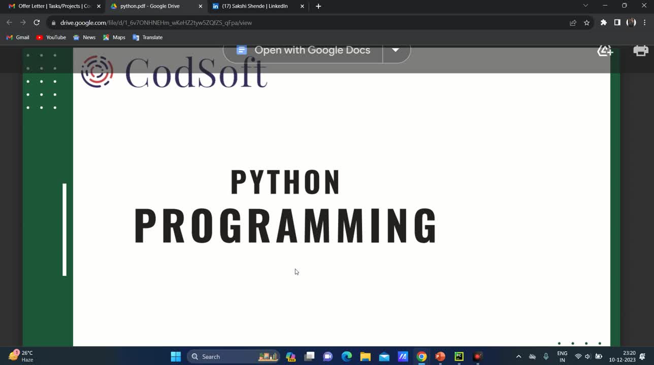 Sakshi Shende on LinkedIn: #task3 #codsoft #codsoft #codsoftinternship ... Sakshi Shende on LinkedIn: #task3 #codsoft #codsoft #codsoftinternship ...
